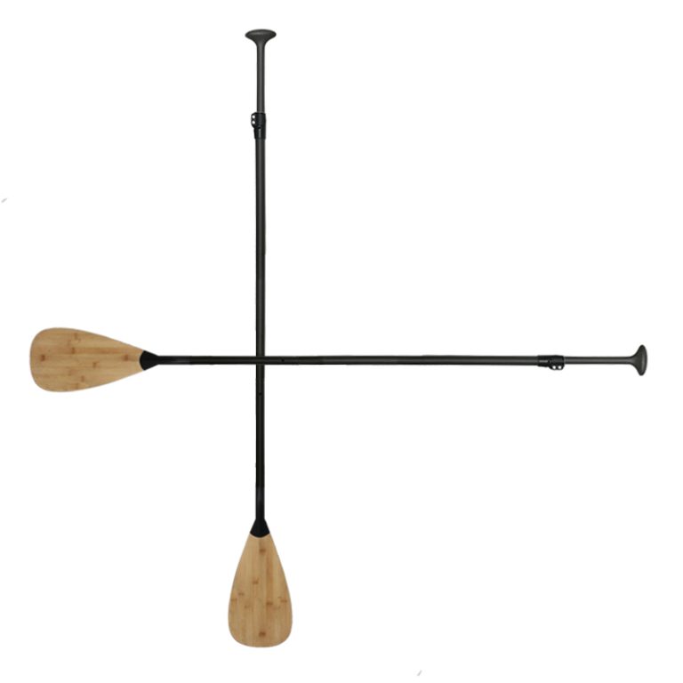 Adjustable Bamboo Carbon SUP Paddle 94 sqInch - Unity Sports