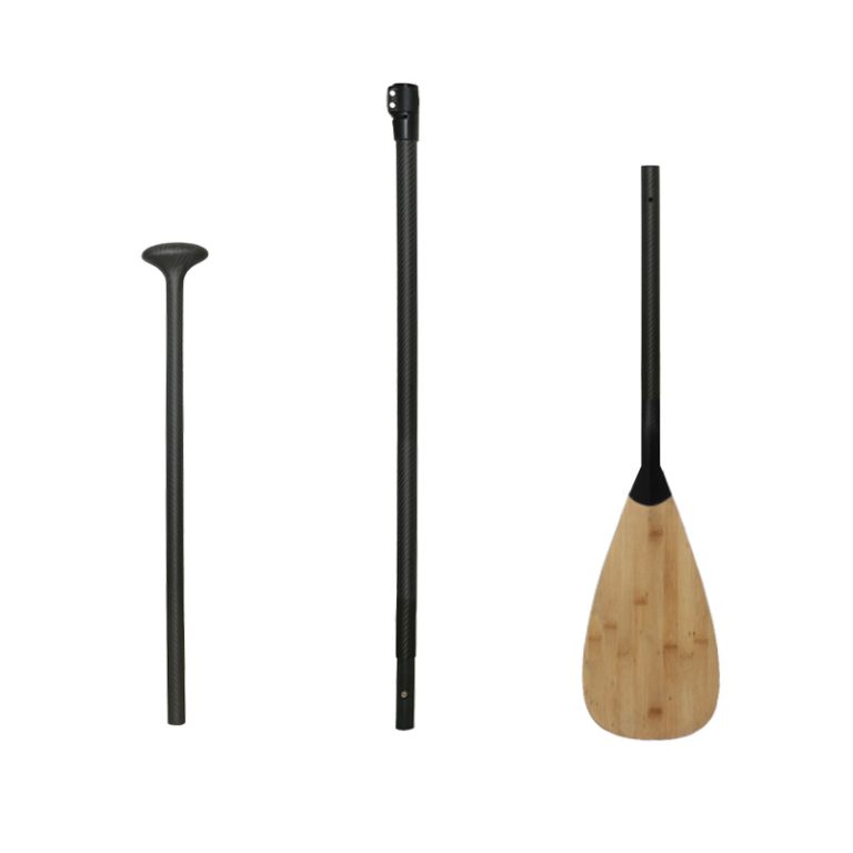 Adjustable Bamboo Carbon SUP Paddle 94 sqInch - Unity Sports